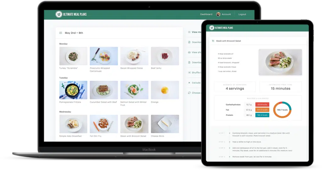 AI Custom Meal Planner & Grocery List | Ultimate Meal Plans